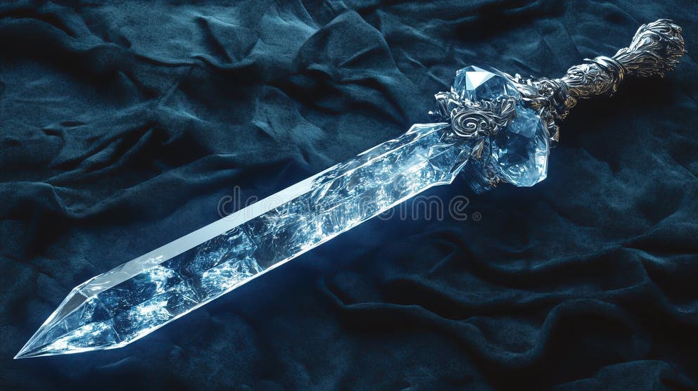 Crystal scepter stock image. Image of ritual, shiny - 330572421