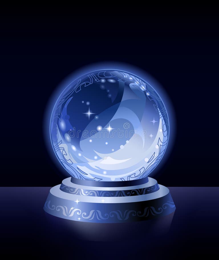 Crystal Ball Witch Stock Illustrations – 4,487 Crystal Ball Witch Stock ...