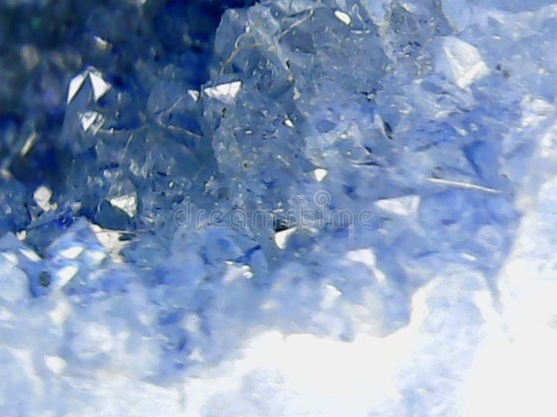 Crystal Seen through Microscope Stock Photo - Image of crystal ...