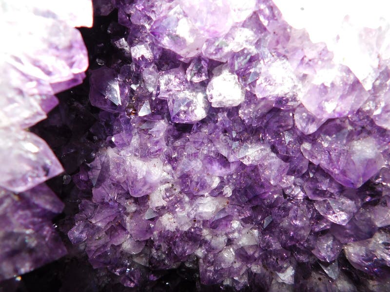 Crystal Seen through Microscope Stock Image - Image of colour ...