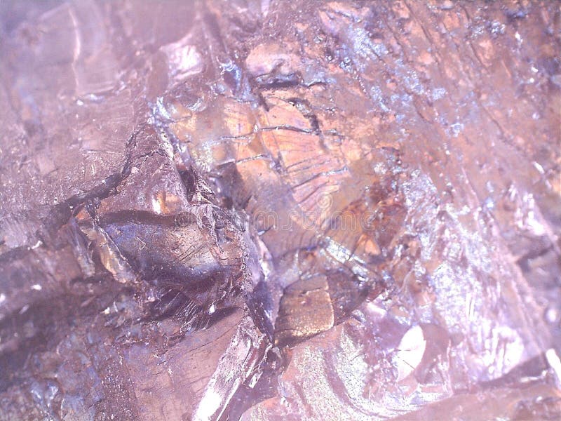 Crystal Seen through Microscope Stock Photo - Image of microscope ...