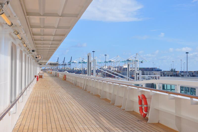 Open Deck Onboard Crystal Serenity Cruise Ship Editorial Image - Image ...