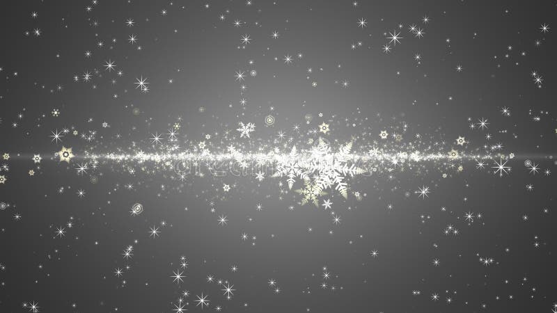 Crystal of Snow and Glitter Flutter on a Colored Background Stock ...