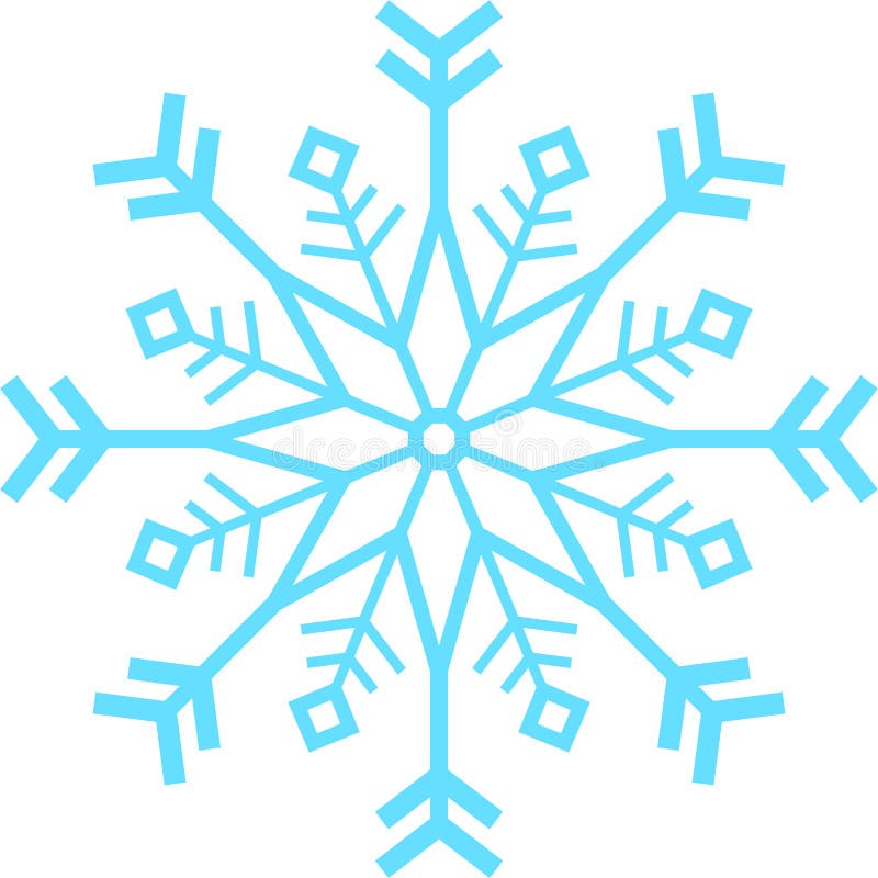 Crystal of snow stock vector. Illustration of crystal - 198472568