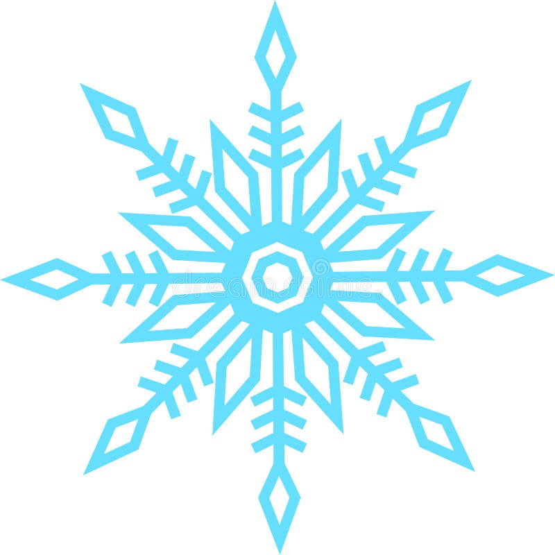 Crystal of snow stock vector. Illustration of scene - 198472610