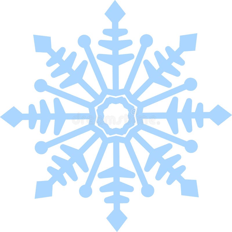 Crystal of snow stock vector. Illustration of snowy - 198472614