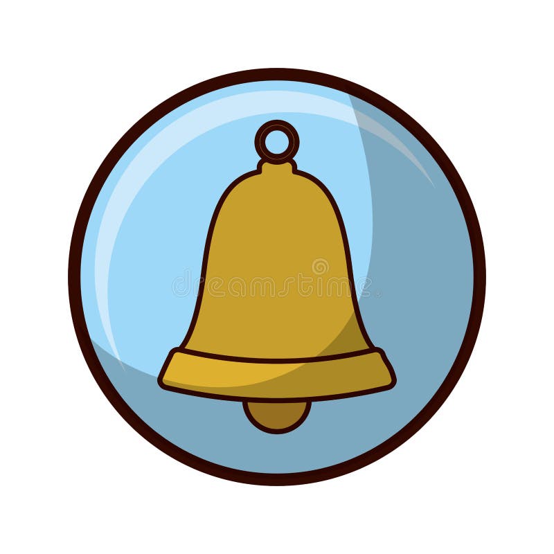 Crystal Sphere with Golden Bell Stock Vector - Illustration of church ...