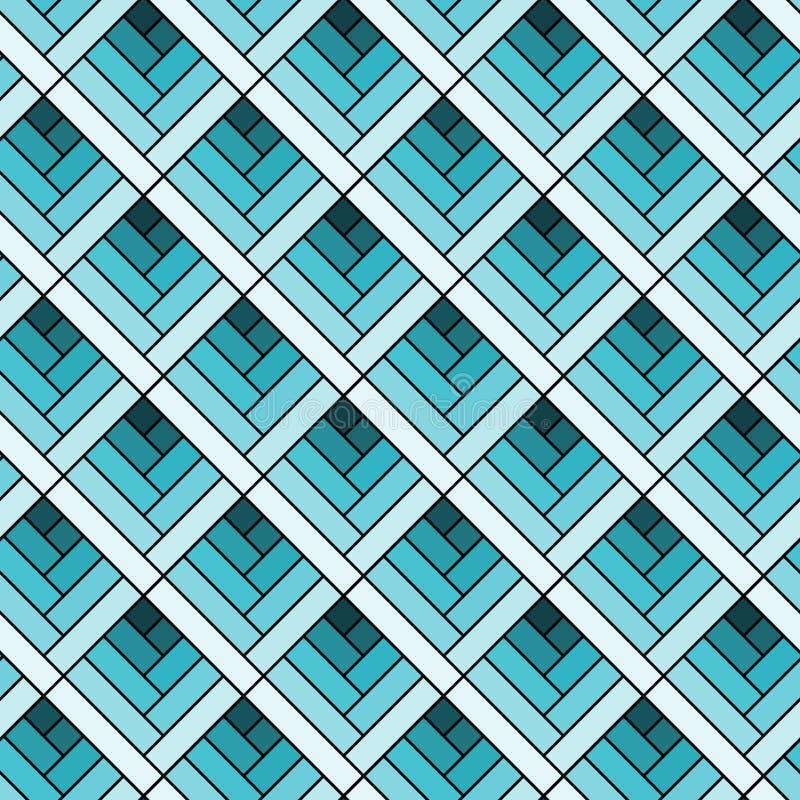 Crystal Squares Seamless Texture Ilustração Stock - Ilustração de azul ...