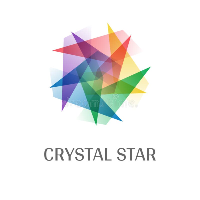 Crystal Star Logo stock vector. Illustration of isolated - 364493380