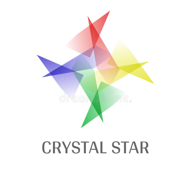 Crystal Star Logo editorial stock image. Illustration of luxury - 364493754