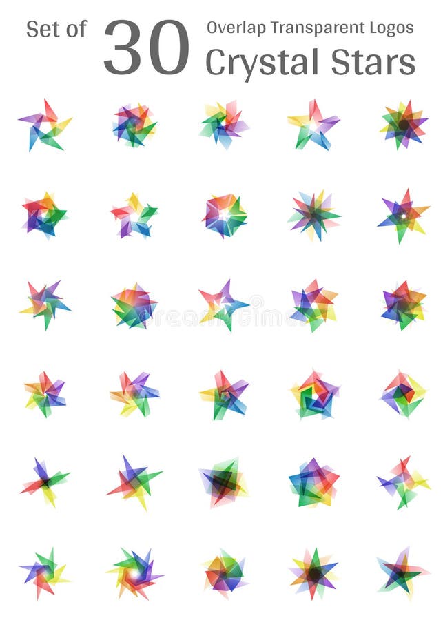 Crystal Star Logo stock illustration. Illustration of brand - 61152054