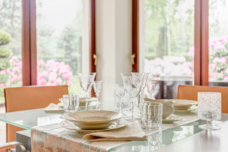 Crystal stemware stock image. Image of utensil, tableware - 82399639