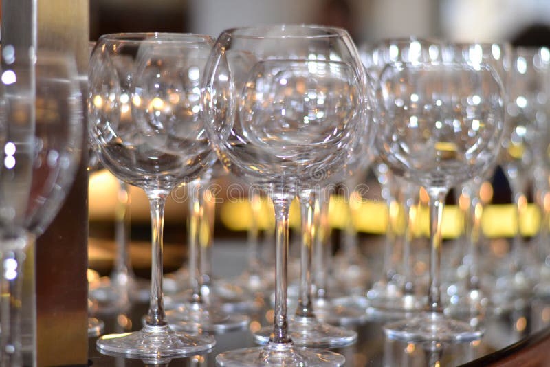 Crystal stemware stock photo. Image of tableware, glassware - 82405416