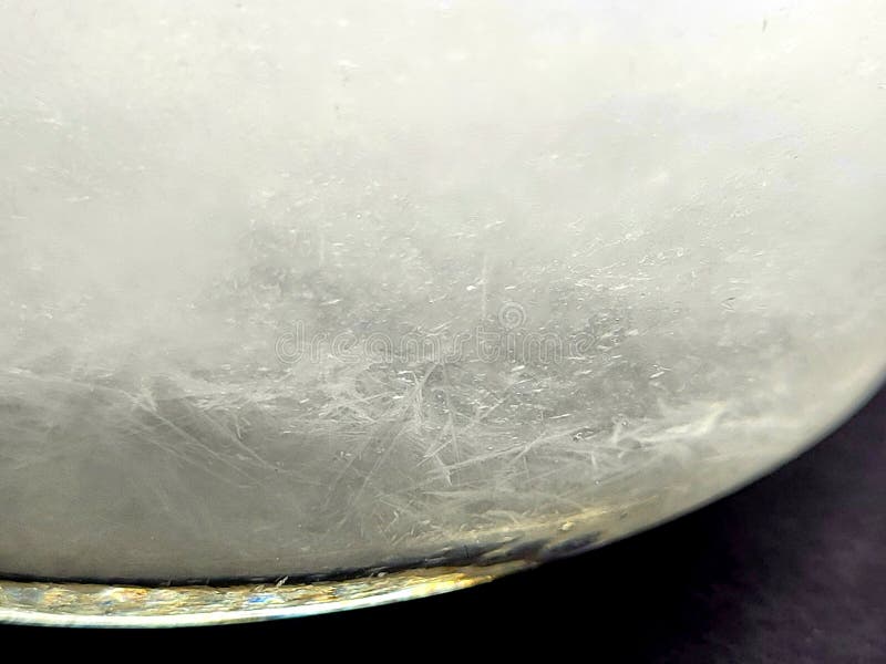 Crystal in storm glass stock photo. Image of glass, translucent - 242364044