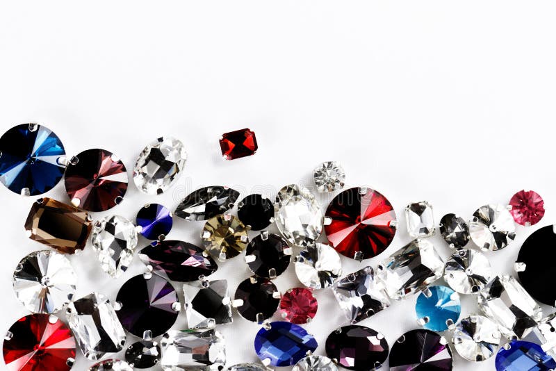 Crystal strasses stock photo. Image of strass, diamond - 56007828