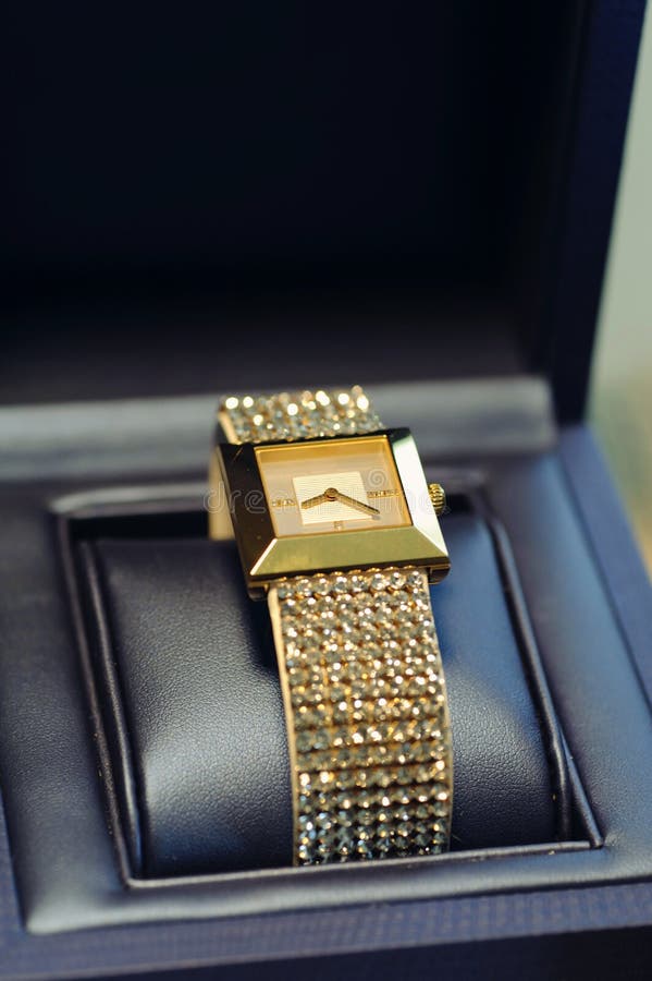 Crystal Watch stock image. Image of precious, femininity - 37774107