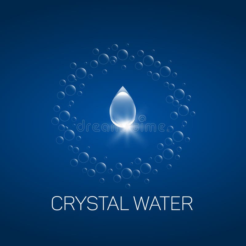 Crystal water. stock illustration. Illustration of clean - 78721792