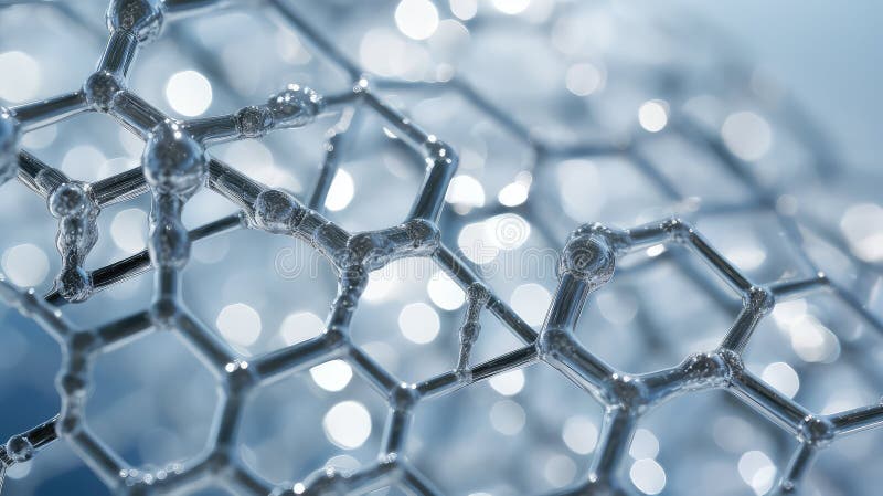 Ice Crystal Water Molecule Stock Illustrations – 248 Ice Crystal Water ...