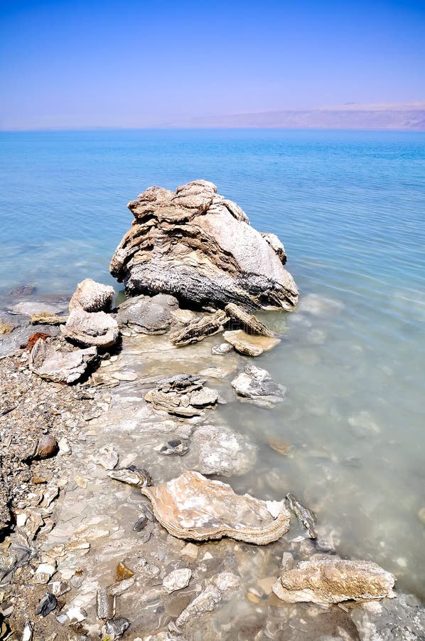 Crystalic salt stock image. Image of shore, natural, palestine - 26787987