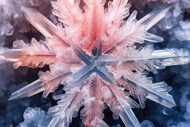 Crystalline Formations Patterns and Delicate Structures. Generative AI ...