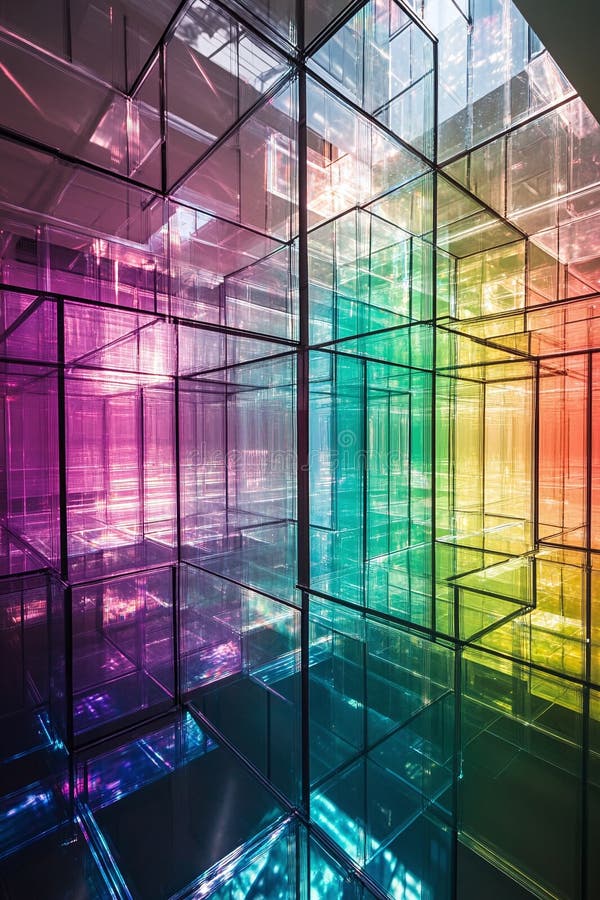 Crystalline Grid Structure Exhibiting Spectacular Rainbow Light ...