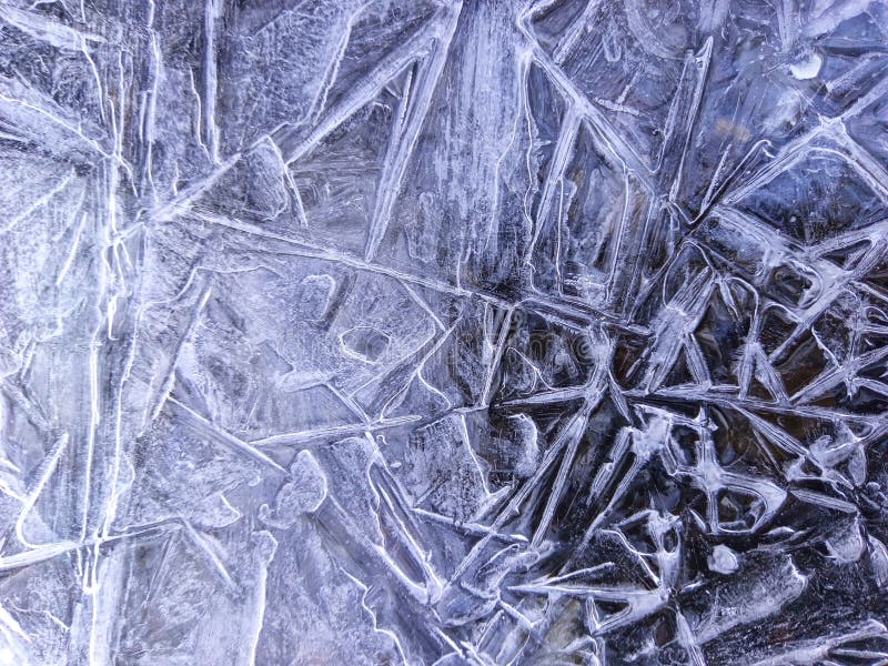Ice Texture. Frozen River. Background Nature. Abstract Nature. Stock ...