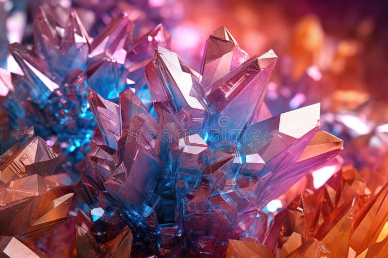 Crystalline Structure of Metal Alloys Under High Magnification Stock ...