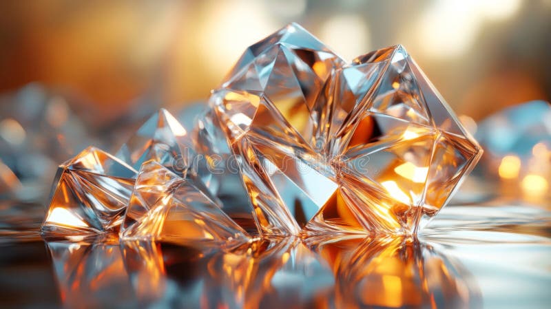 Crystalline Structures in Clear Glass Geometry with Reflection and ...