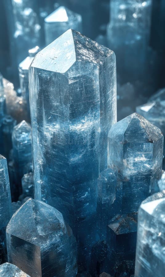 Crystalline Structures Reflect Light in a Mesmerizing Blue Hue in ...