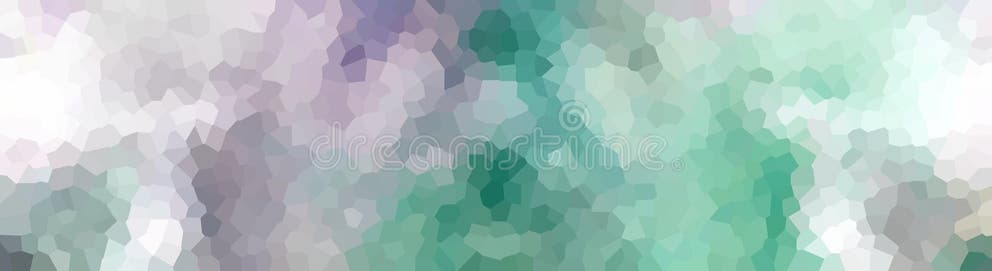 Crystallized Header Banner Purple Turquoise Stock Illustration ...