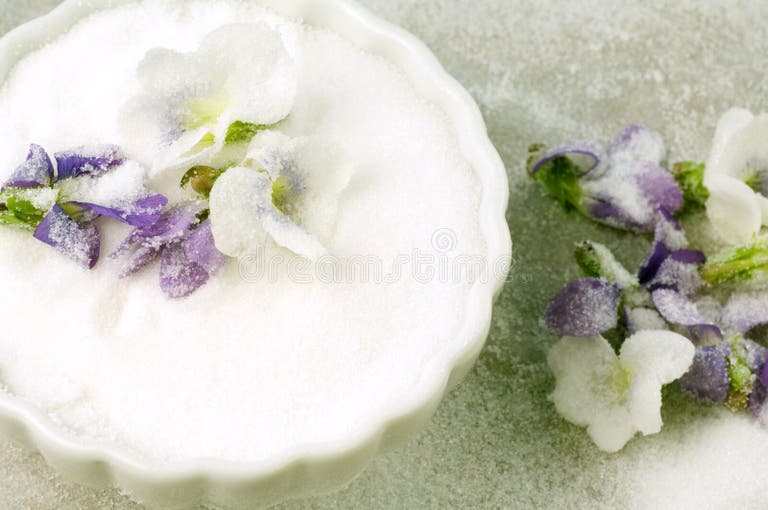 Crystallized Violets stock photo. Image of violets, crystallisation ...