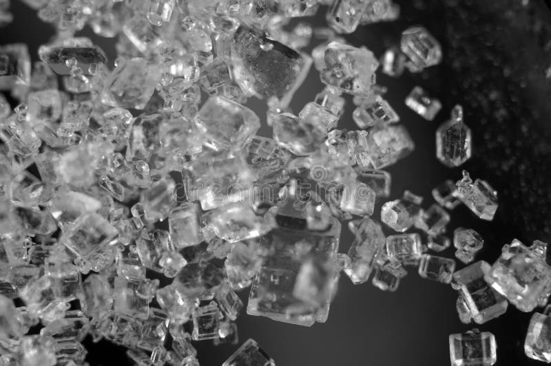 Ice Crystals on a Black Wall Stock Image - Image of breaking, glass ...