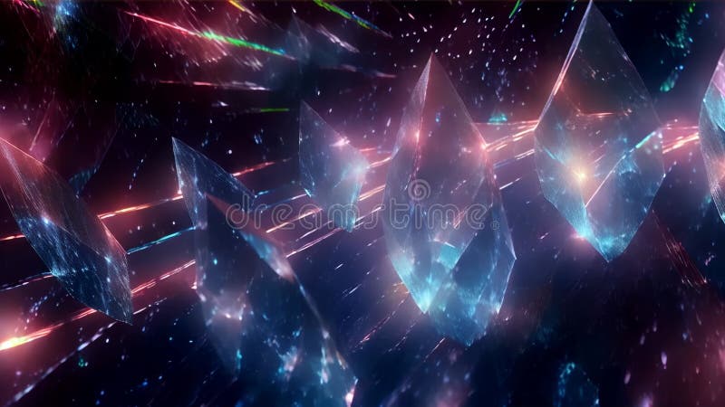 Crystals of the Cosmos stock video. Video of design - 303340513