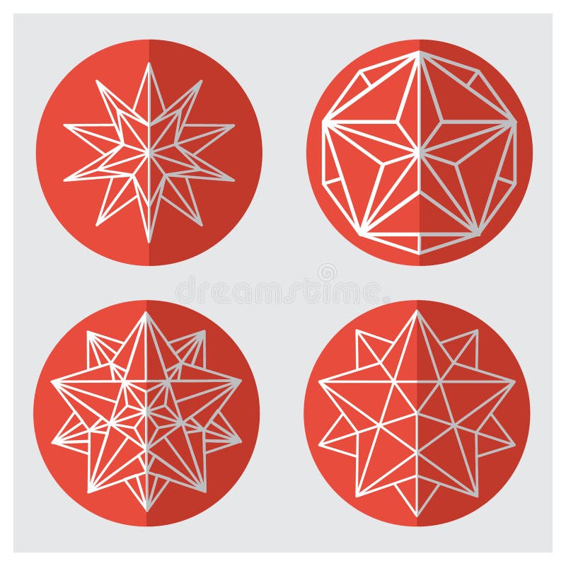 Geometric Complex Shapes Stock Illustrations – 53,776 Geometric Complex ...