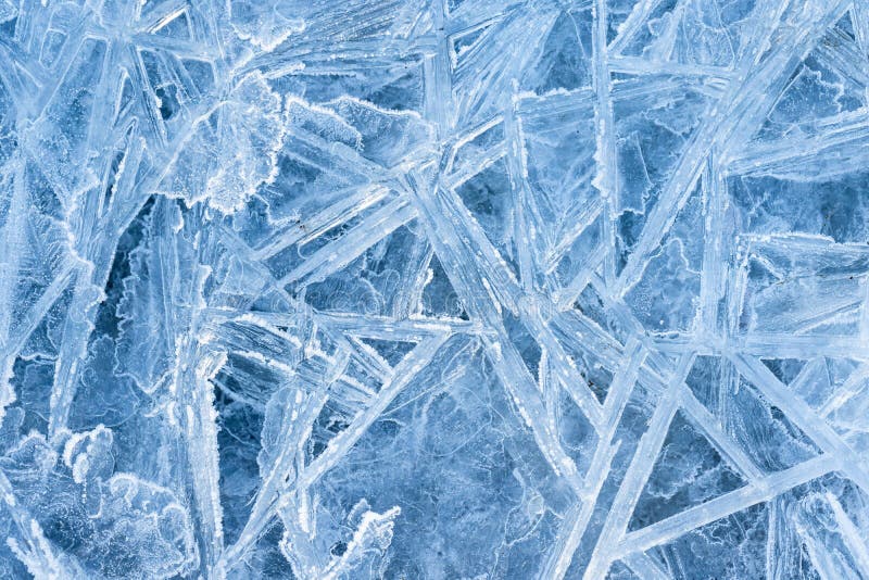 Crystals of Ice, Macro Photo, Natural Texture Stock Image - Image of ...