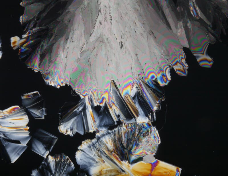 Light on ice crystals stock image. Image of refractions - 7153437