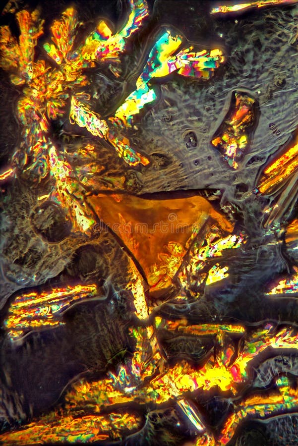 Light on ice crystals stock image. Image of refractions - 7153437