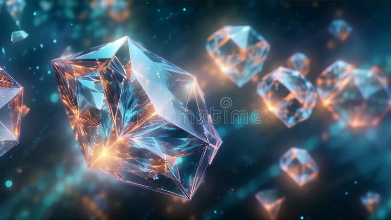 Diamonds of the Universe stock footage. Video of abstract - 303370078