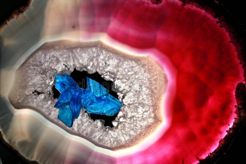 Crystals scarlet/blue stock image. Image of cavern, extraordinary - 1759865