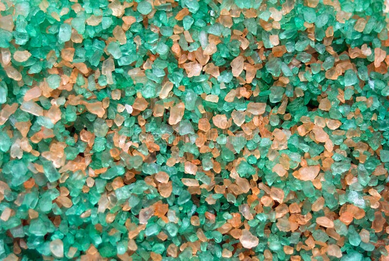Rainbow Spa Bath Salt Crystals Background Texture Stock Image - Image ...