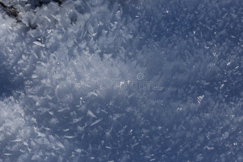 Crystals of snow. stock image. Image of snow, white - 165512899