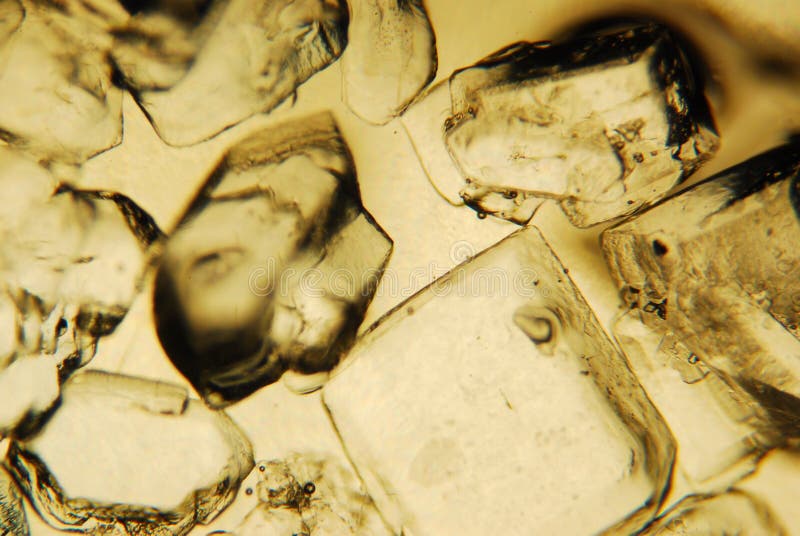 Crystals Under Microscope stock image. Image of colors - 6020643