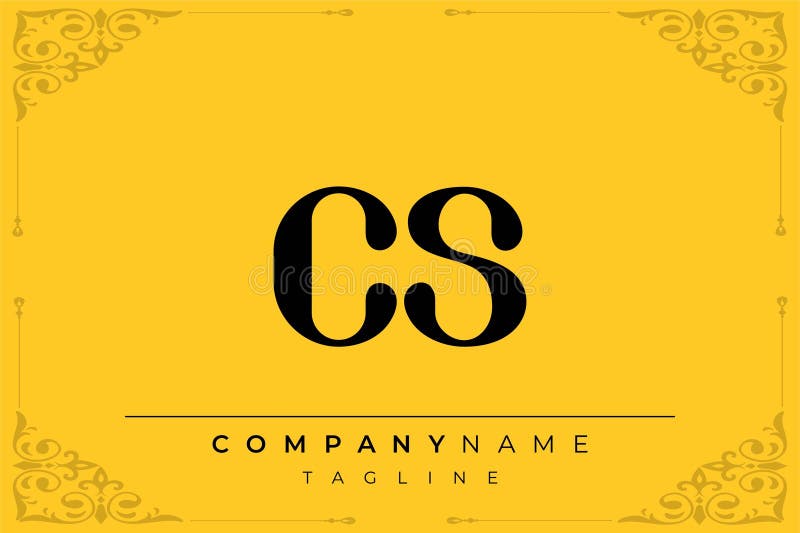 CS abstract luxury logo stock vector. Illustration of beauty - 362198003