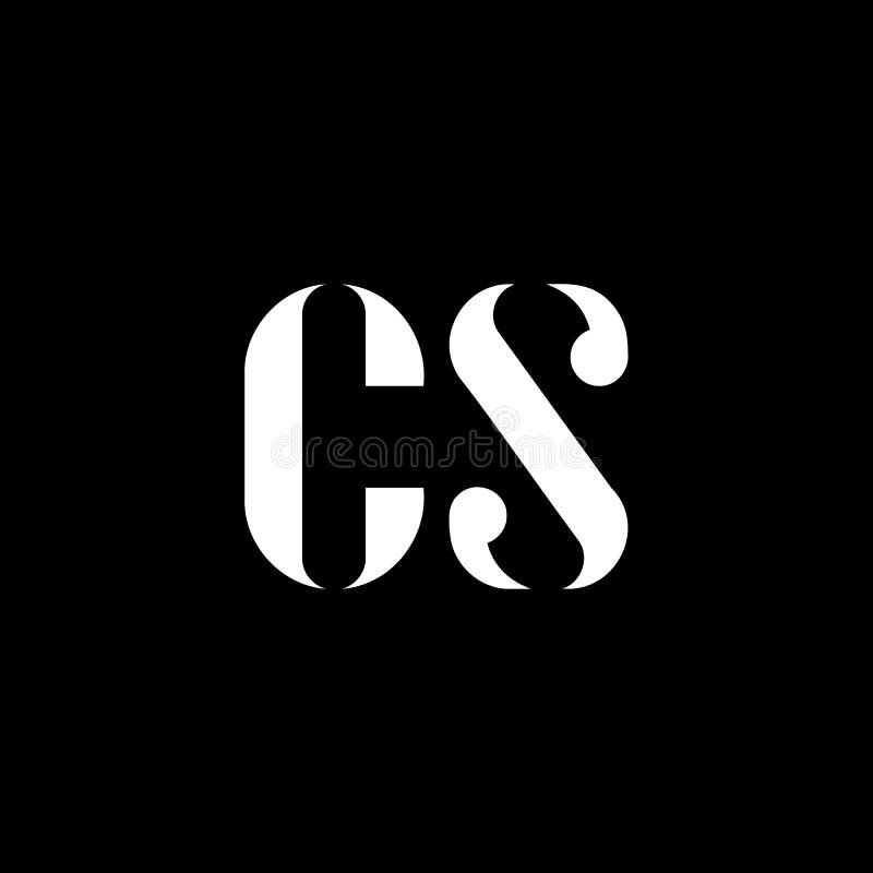 CS C S Letter Logo Design. Initial Letter CS Uppercase Monogram Logo ...