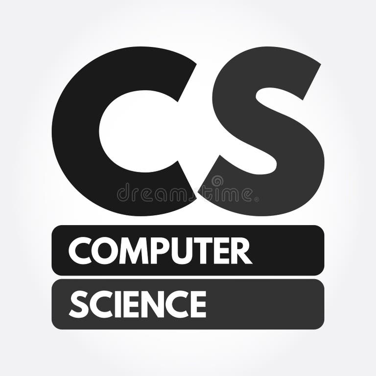 CS - Computer Science Acronym, Technology Concept Background Stock ...