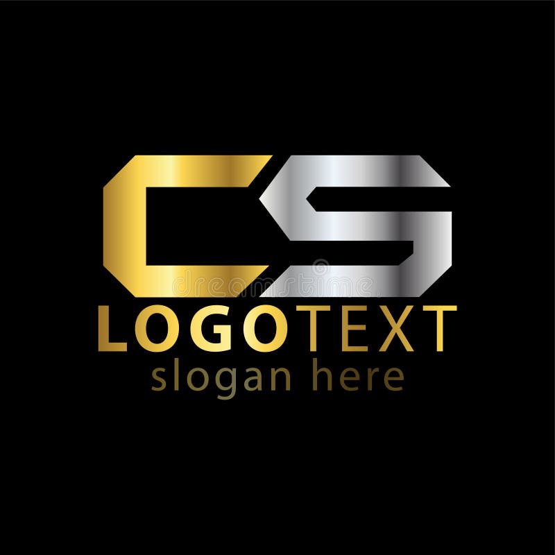 CS Initial Letter Abstract Logo Vector Stock Vector - Illustration of ...