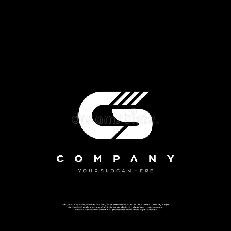 CS Letter Logo, Cs Logo Image Vector Stock Vector - Illustration of ...