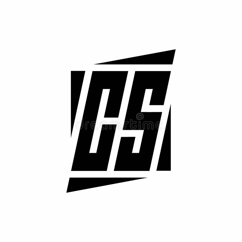CS Logo Monogram with Modern Style Concept Design Template Stock ...