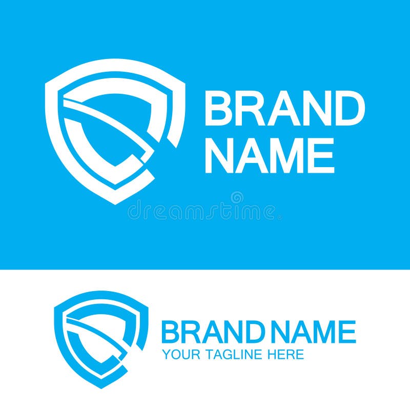 CS Logo or SC Logo. Creative Letter CS or SC Monogram Logo Shield Shape ...