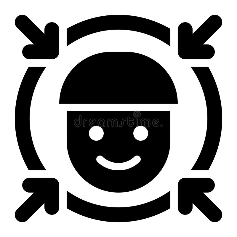 Customer Centric, Customer Focus, Customer Oriented Glyph Solid Icon ...